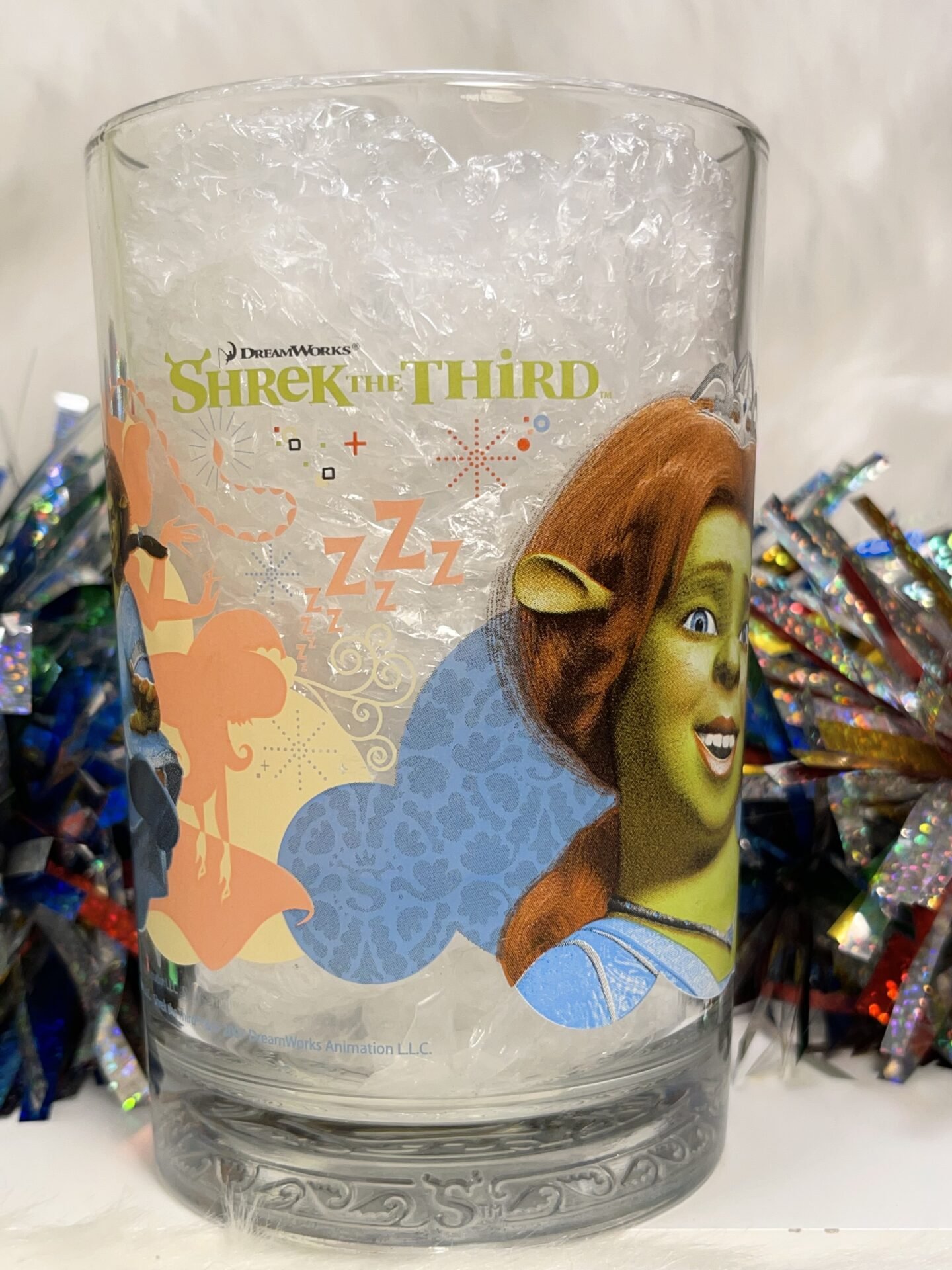 McDonalds’s 2007 Shrek 3 Collectible Drinking Glass Tumbler with Shrek ...