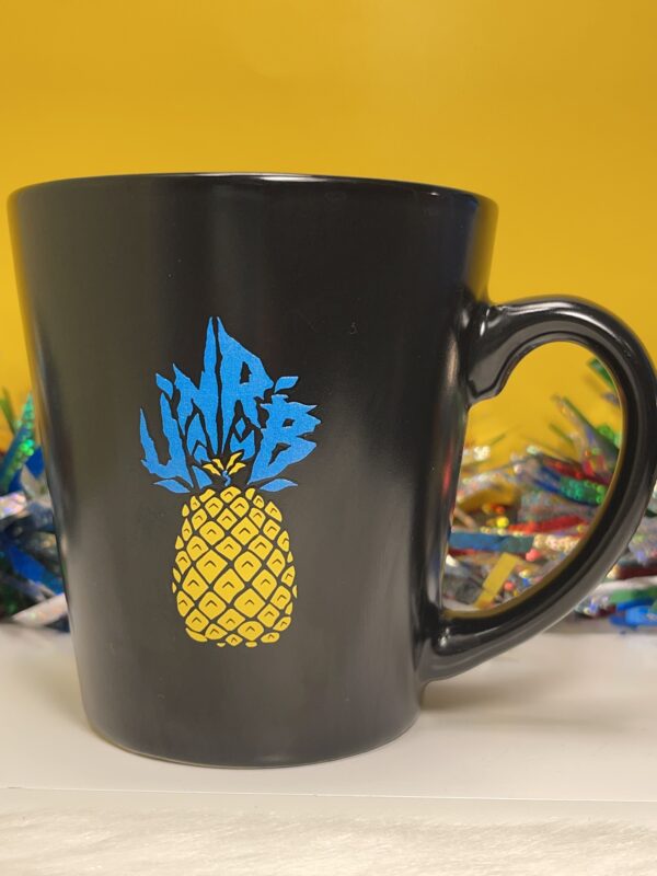 Black Colorful Pineapple Coffee Cup Mug with Pineapple Lovers Coffee ...