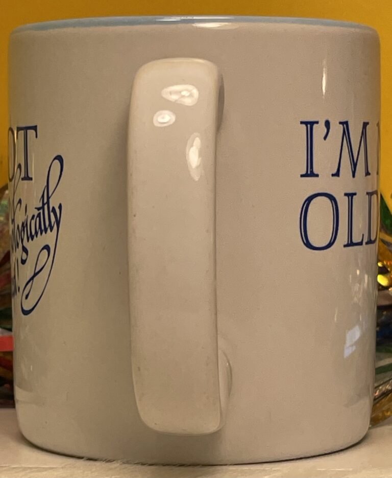 I'm Not Old I'm Chronologically Gifted Coffee Cup Mug by Carlton Cards ...