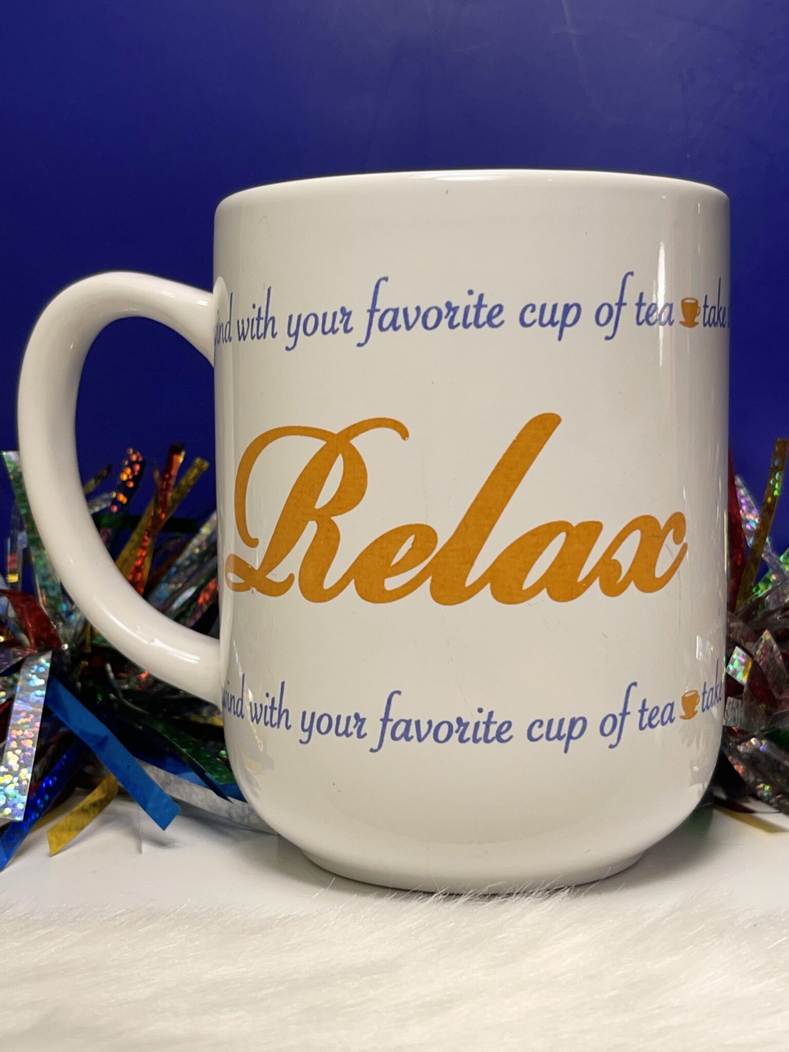 Relax Coffee Cup Mug with Inspiring Self Care Message Mug - CupofMood
