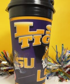 Holographic LSU Tigers Spirit Cup with Lid Louisiana State University ...