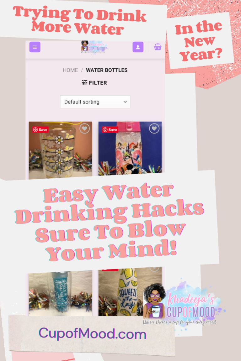 Easy Water Drinking Hacks - CupofMood