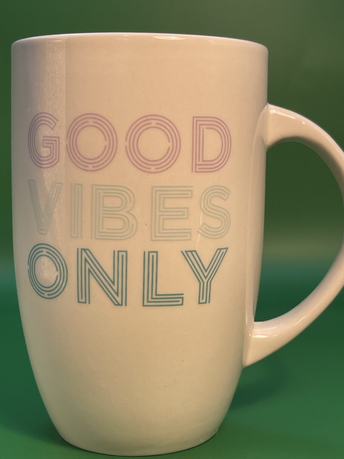 Good Vibes Only Latte Mug - CupofMood
