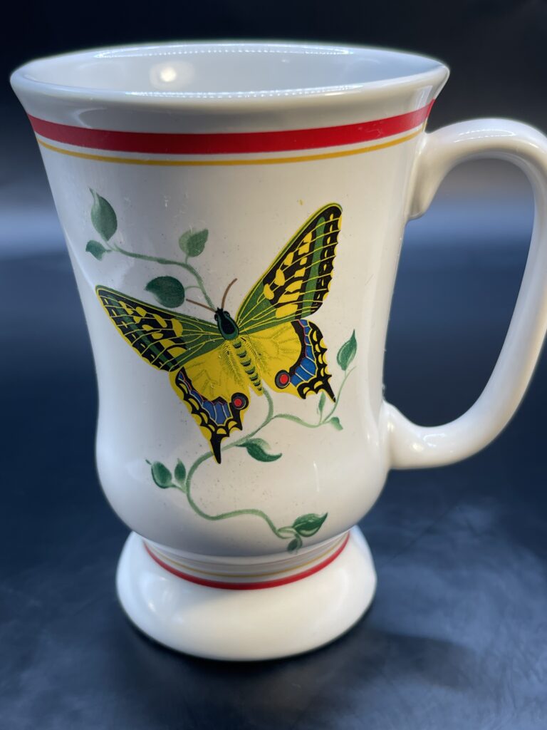 Swallowtail Butterfly Pedestal Mug - CupofMood
