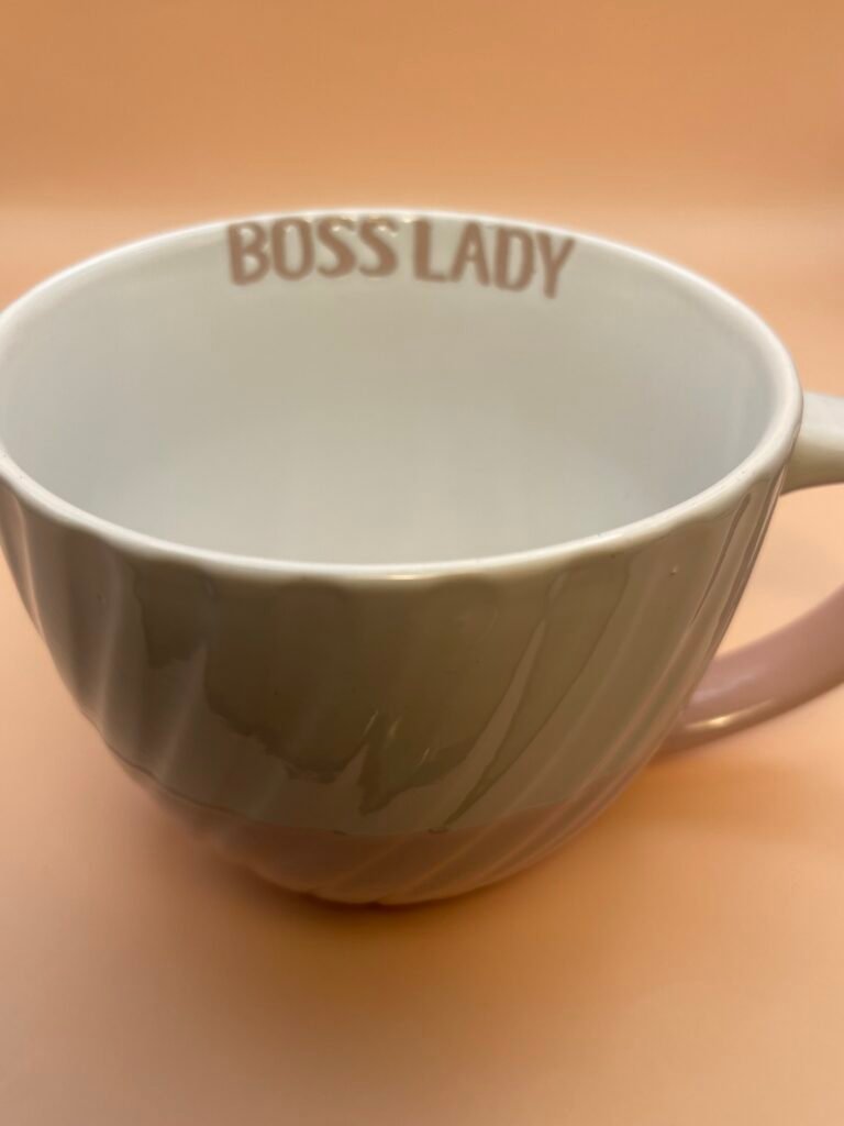 Boss Lady Embossed Mug - CupofMood