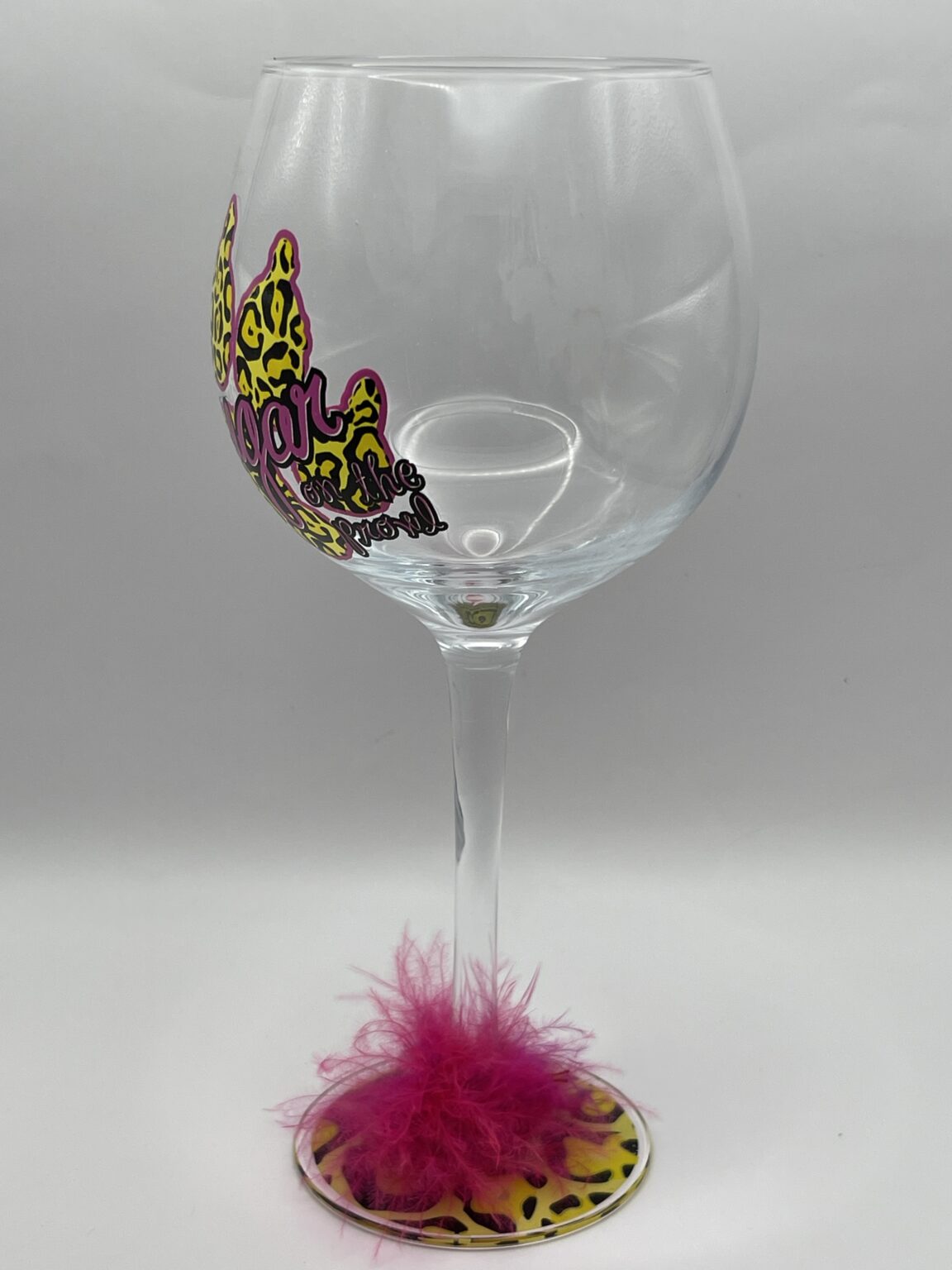 Cougar On Prowl Wine Glass - CupofMood
