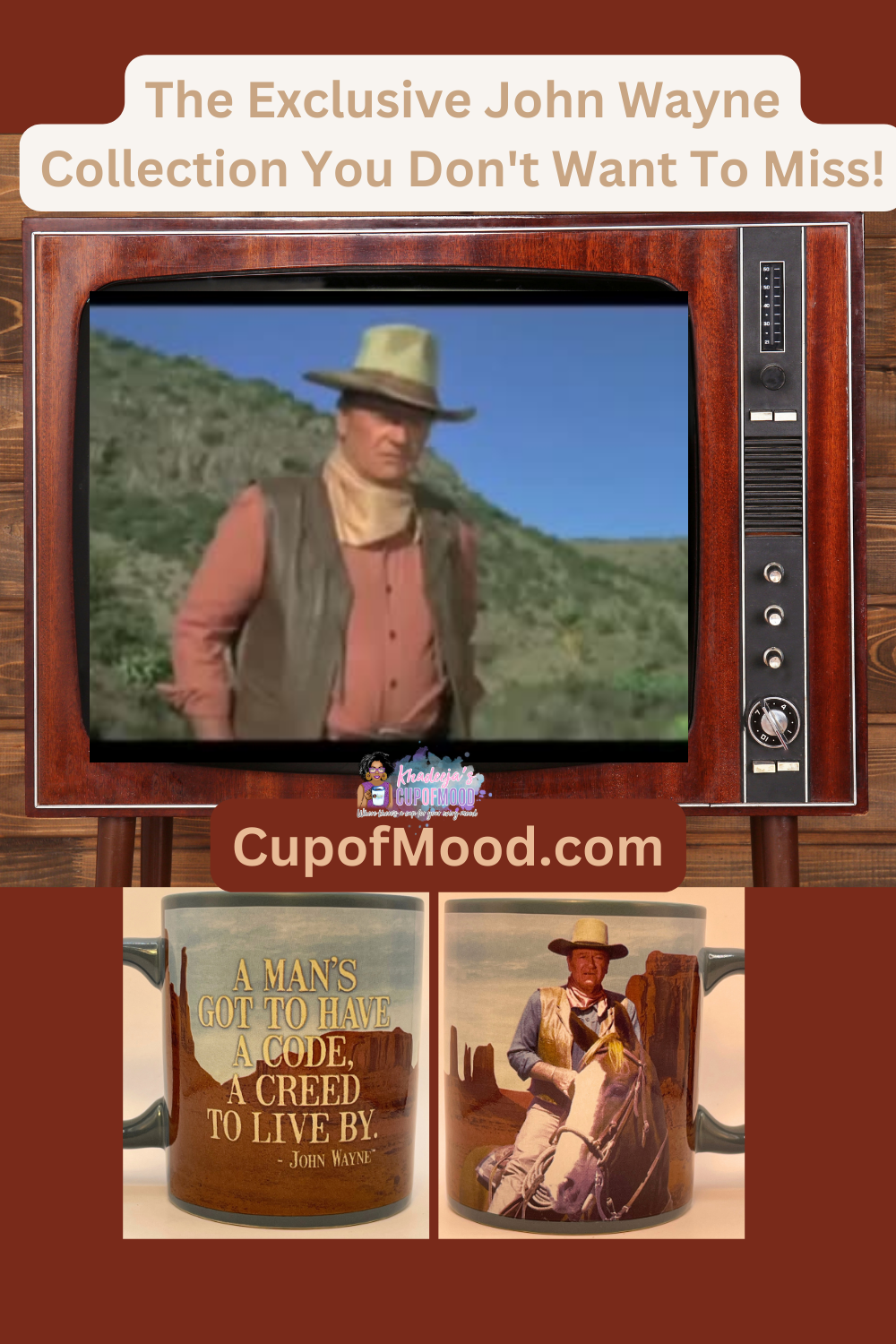 Exclusive John Wayne Collection - CupofMood