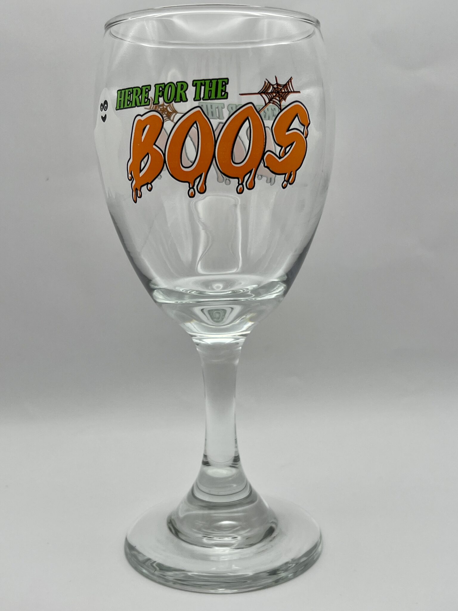 Here For Boos Wine Glass - CupofMood