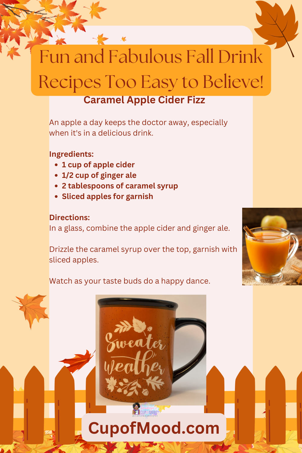 Fun Fall Drink Recipes - CupofMood