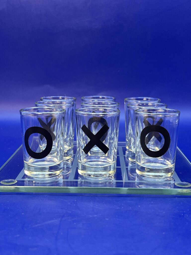 Shot Glass TicTacToe Game - CupofMood