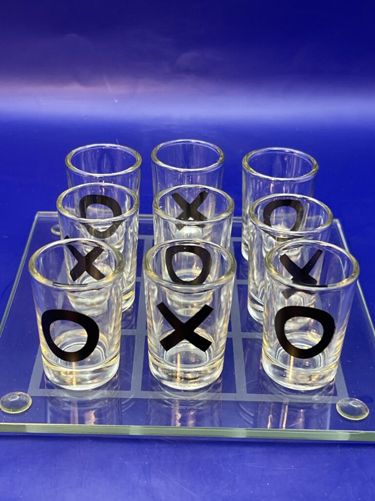 Shot Glass TicTacToe Game - CupofMood