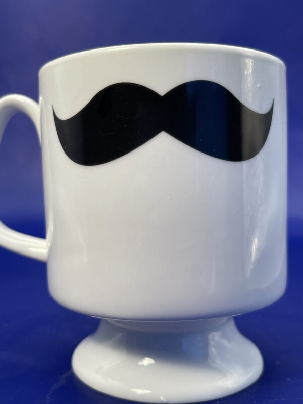 Mustache Pedestal Coffee Mug - CupofMood