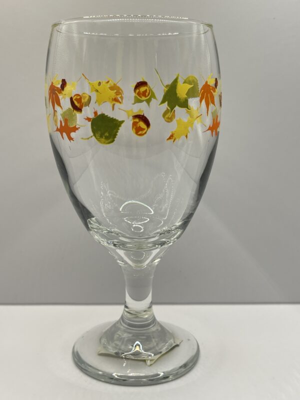 Fall Leaves Acorns Wine Goblet - CupofMood
