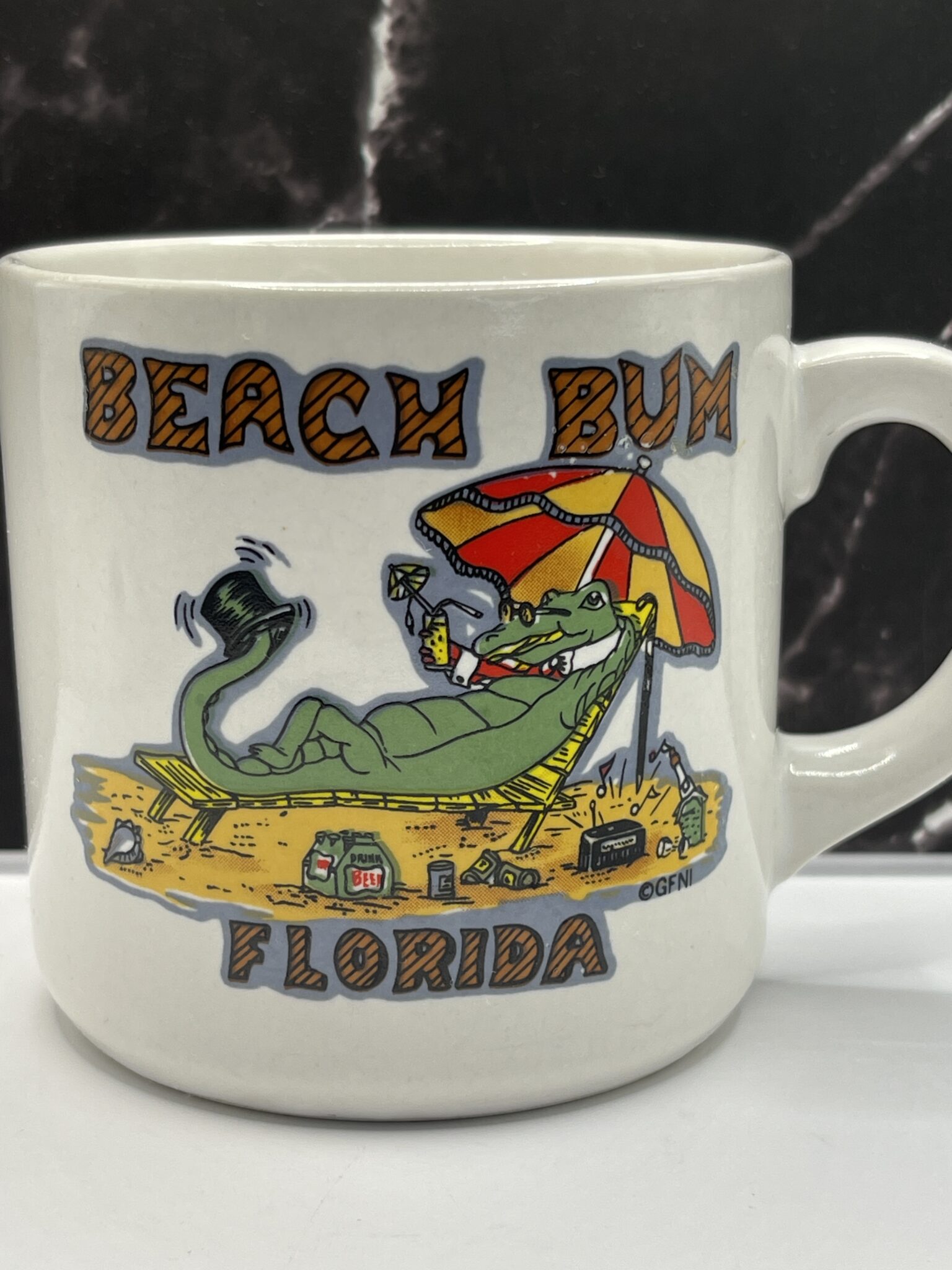Beach Bum Florida Souvenir Mug - CupofMood